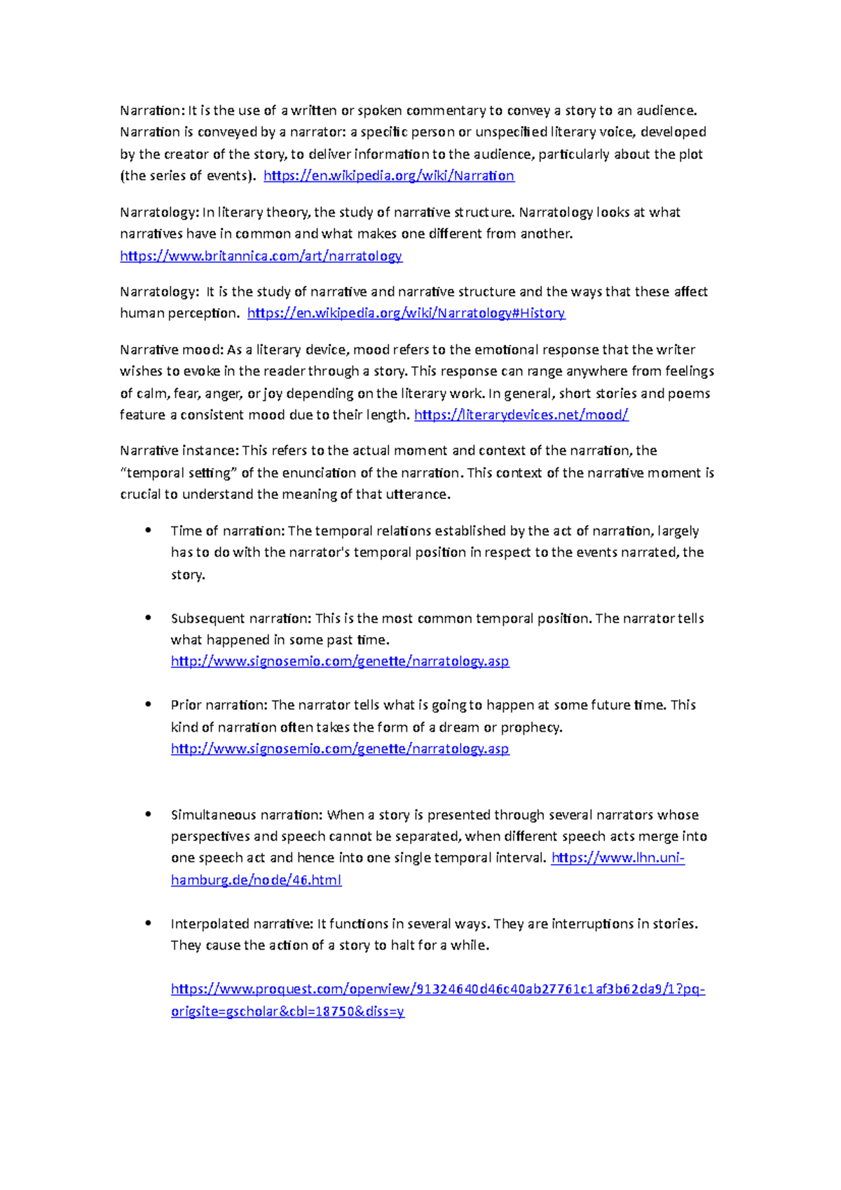 Narrative - copia - hello - Narration: It is the use of a written or ...