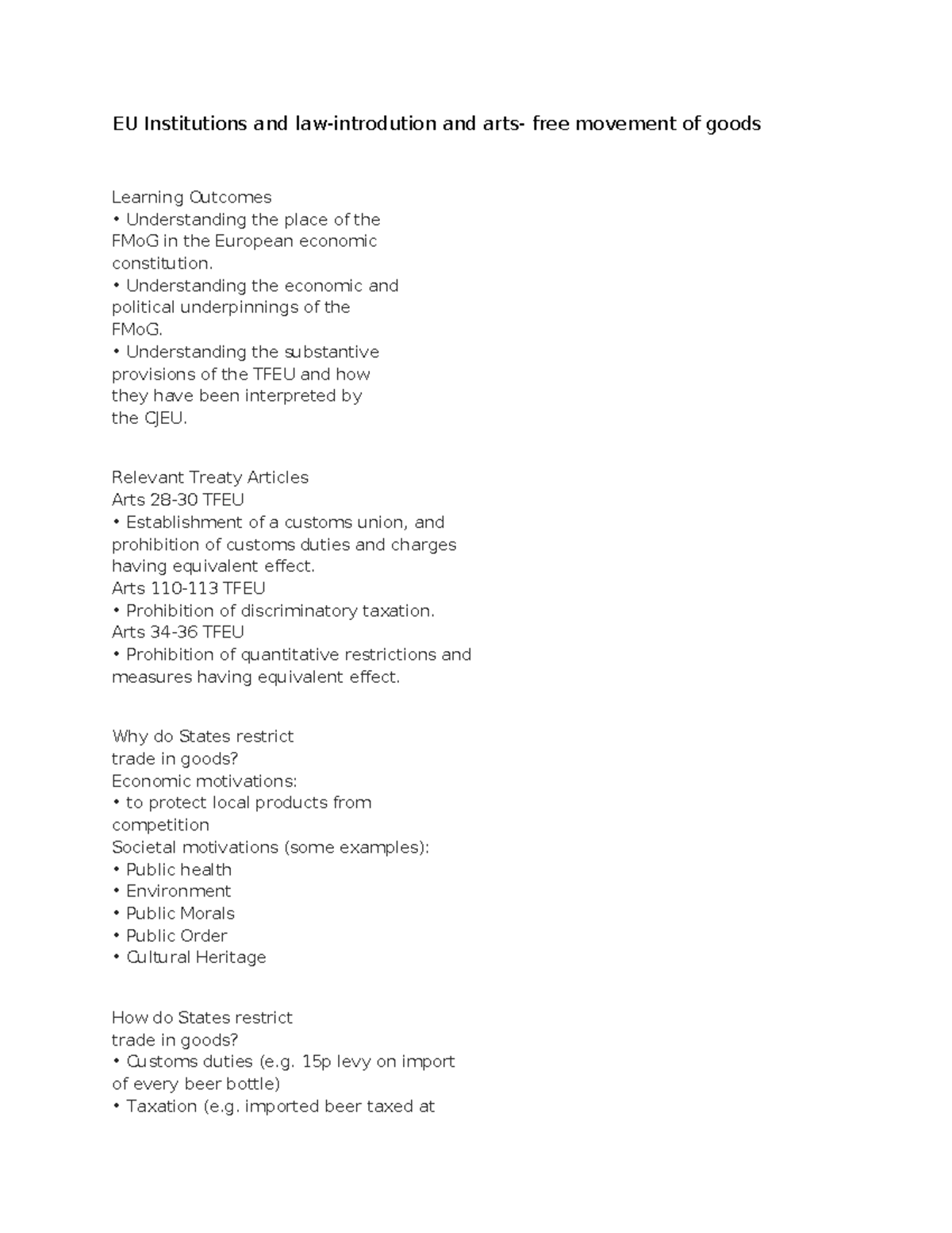 EU Institutions and Law 8.1 8.2 8 - EU Institutions and law-introdution ...