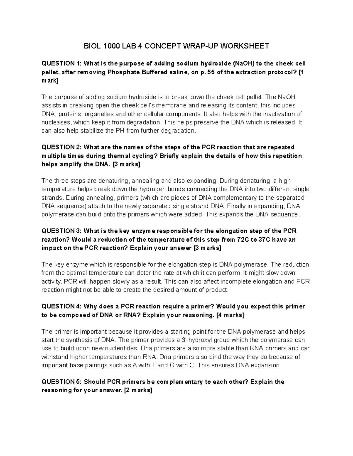 Biol 1000 Lab 4 Concept Wrap Up Worksheet Kwz Biol 1000 Lab 4 Concept Wrap Up Worksheet 