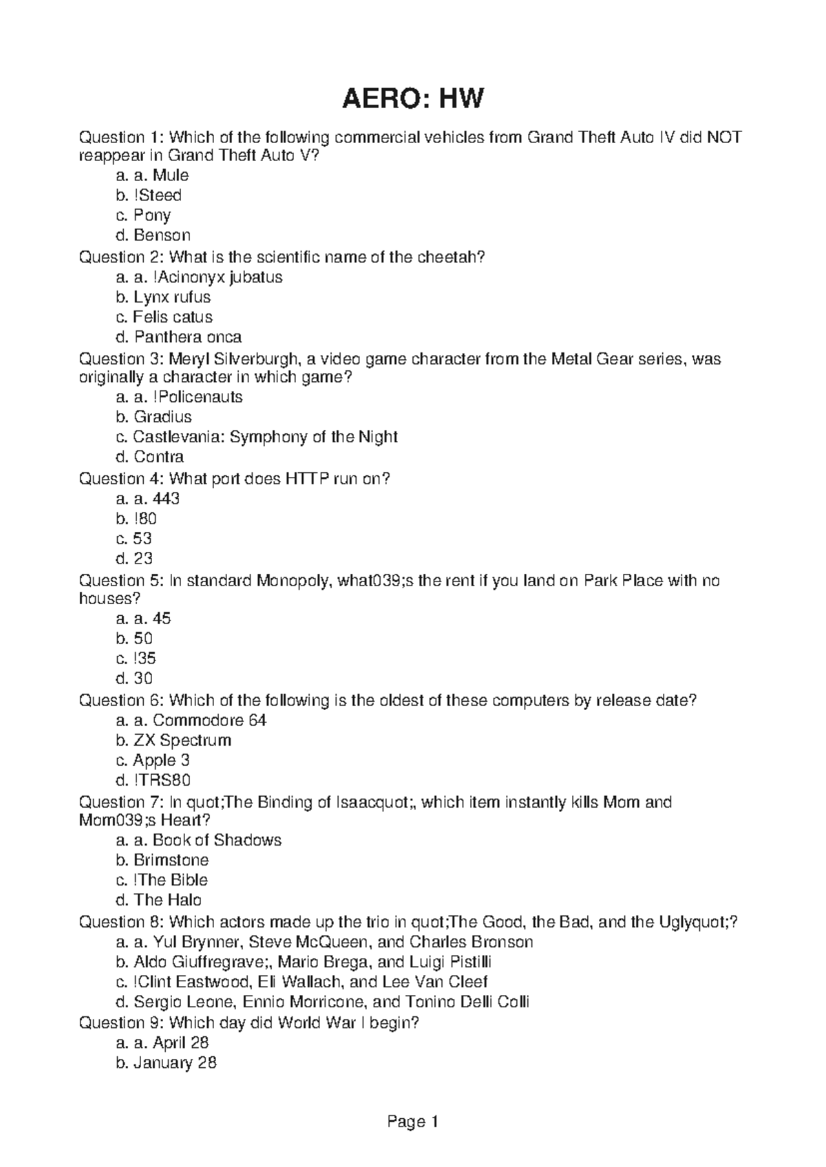 AERO258-Final-9 - AERO258 - AERO: HW Question 1: Which of the following ...