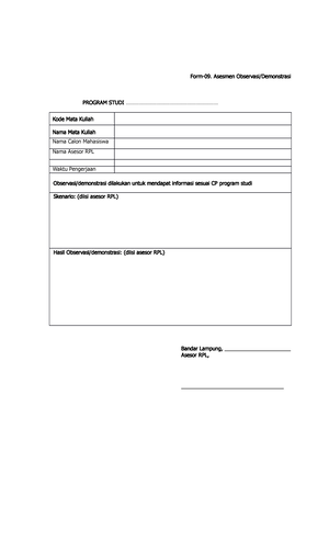 Formulir RPL 01 (11 files merged) - Form-01. Pendaftaran RPL Tipe A ...