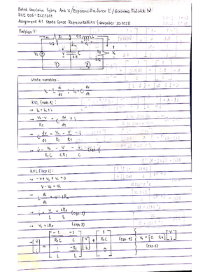 Experiment-1 - Lab Manual - Experiment No. 01 SYSTEM MODELING AND ...