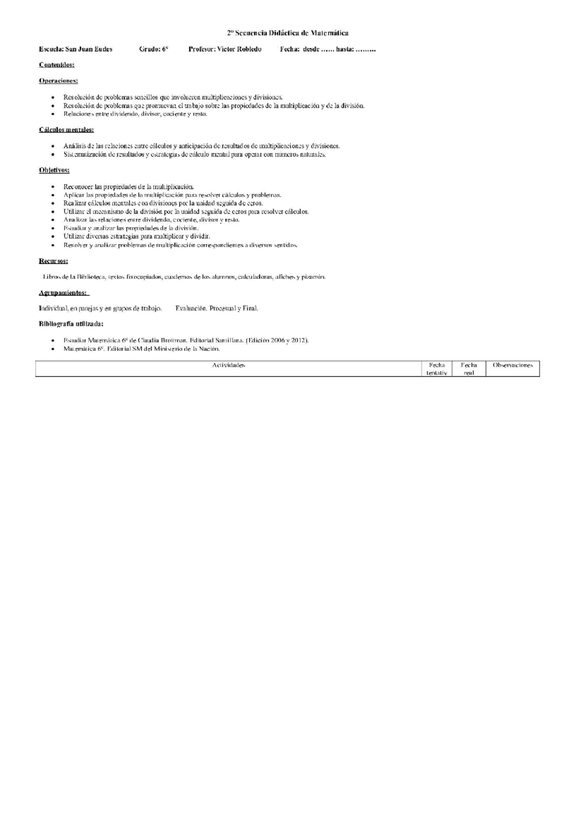 1 - divisiones y multiplicaciones - Matematica, Geometria - Studocu