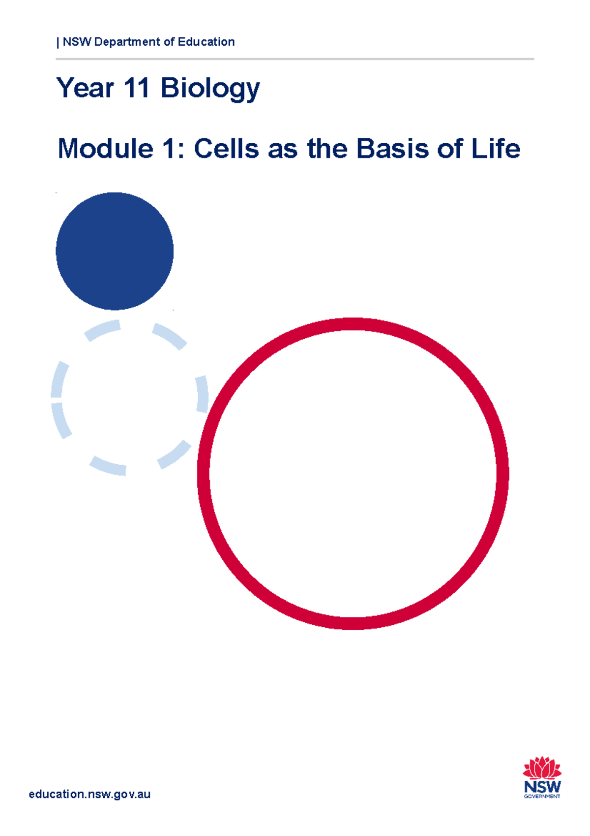 Biology module 1 guide - notes - | NSW Department of Education Year 11 ...