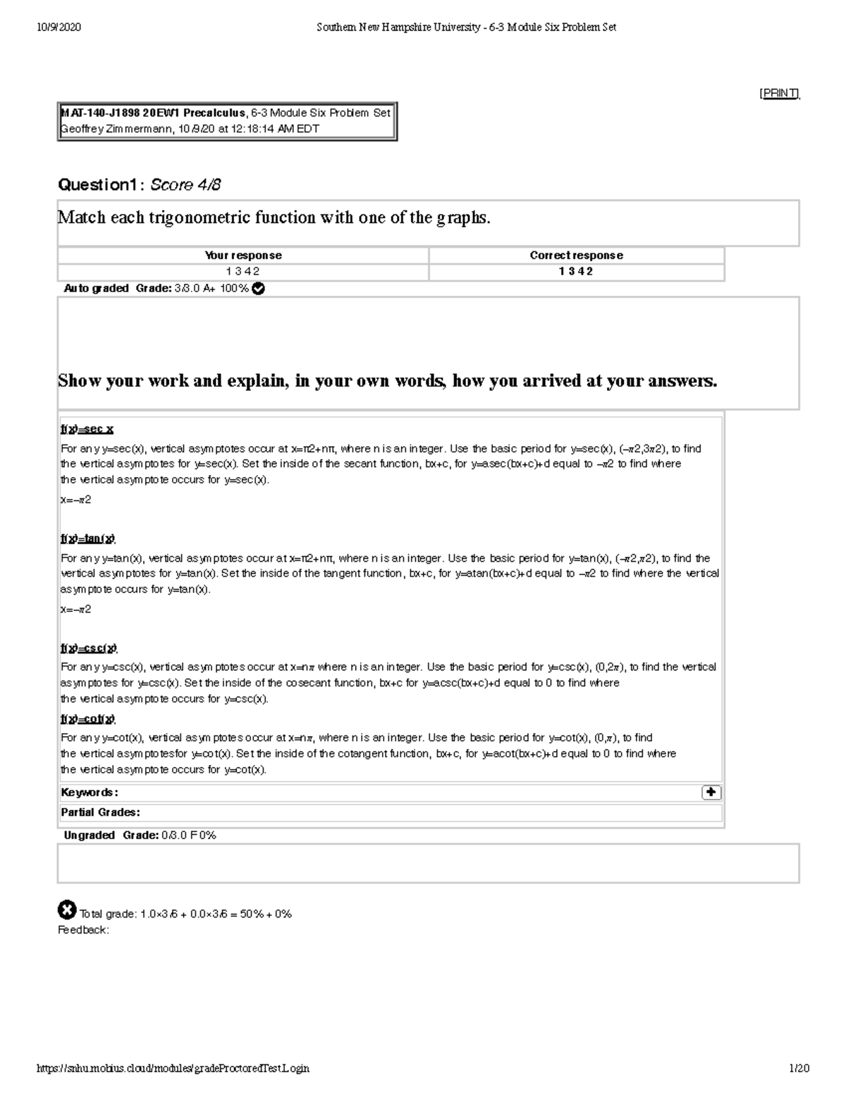 Southern New Hampshire University 6 3 Module Six Problem Set Geoff try ...