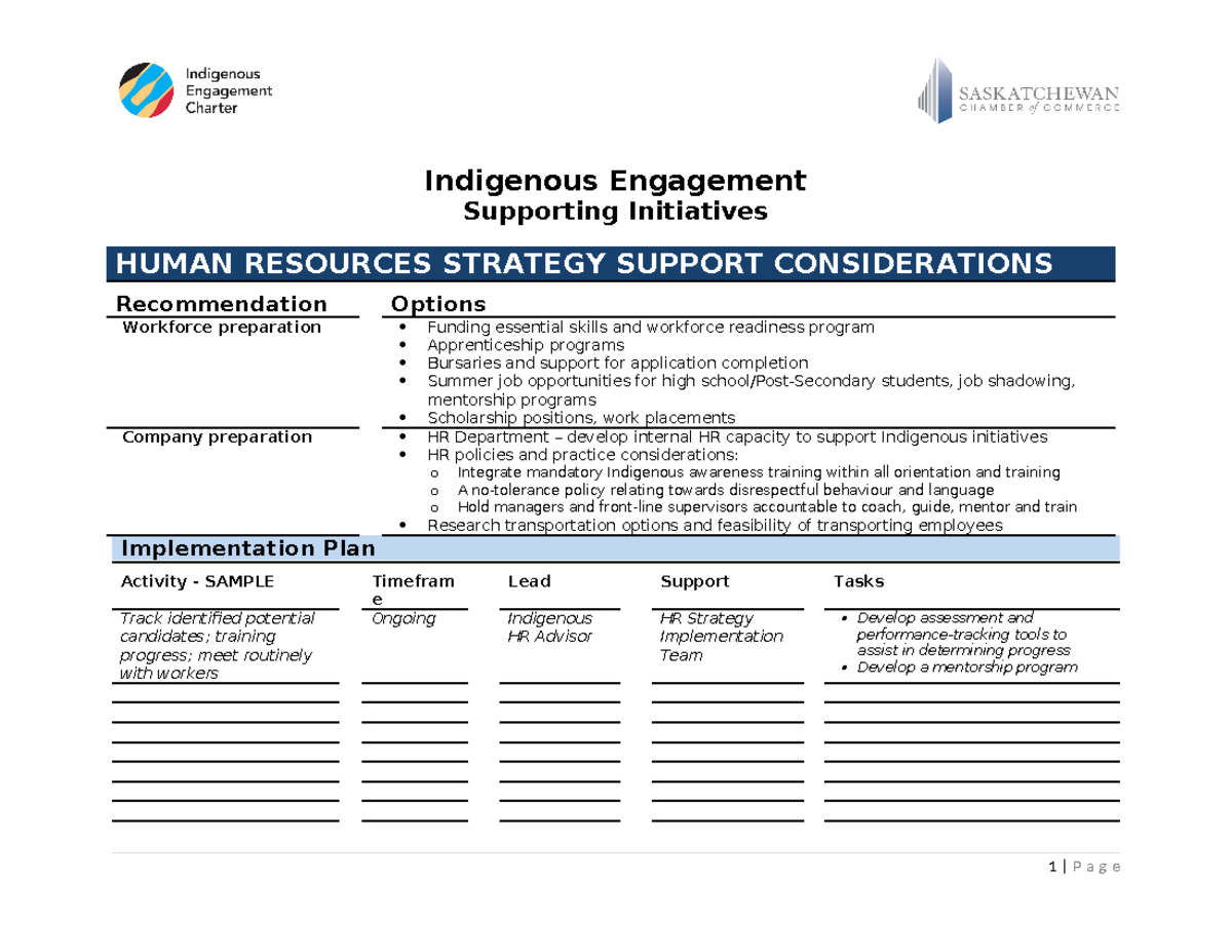 Sample Indigenous Engagment Strategy 2020 - Indigenous Engagement ...