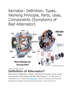 Alternator Parts And Function part 2 - Alternator Parts And Function ...