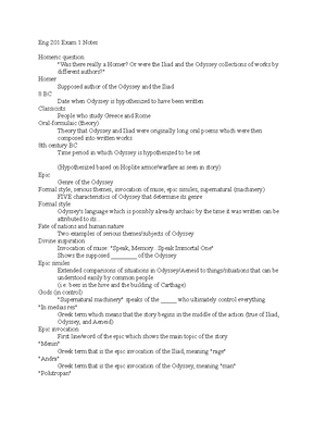 Eng 201 Final Exam Notes - Eng 201 Final Exam Notes Alliteration The ...