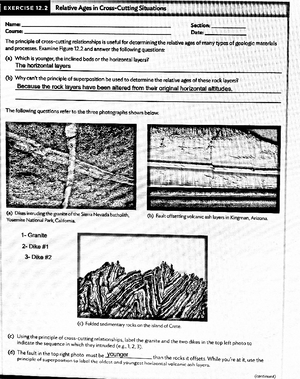 Docx - Full semester notes for Geol 1100 with Martin Appold. - Geologic ...