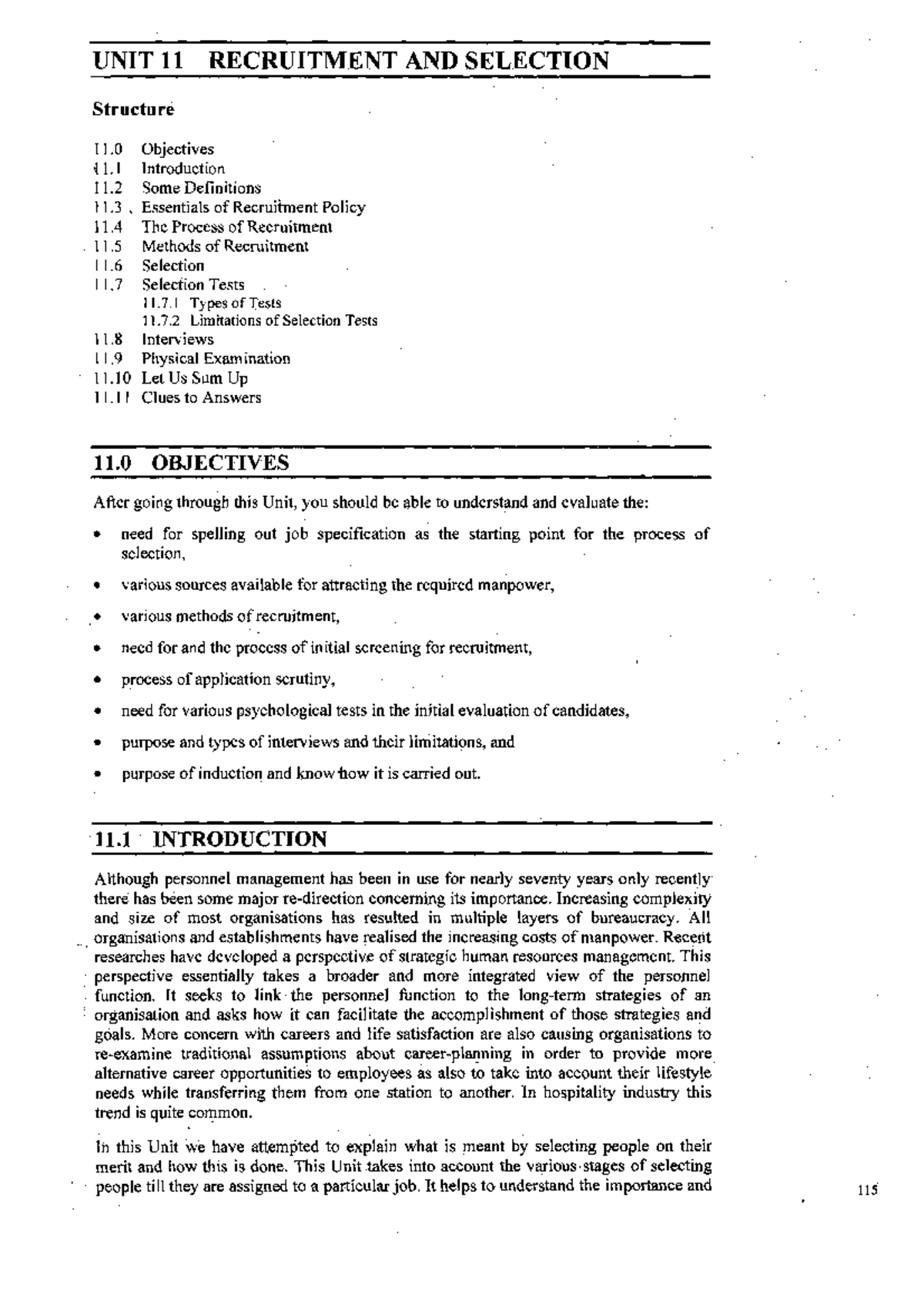 Recruitment selection handout - masters in hospital administration ...