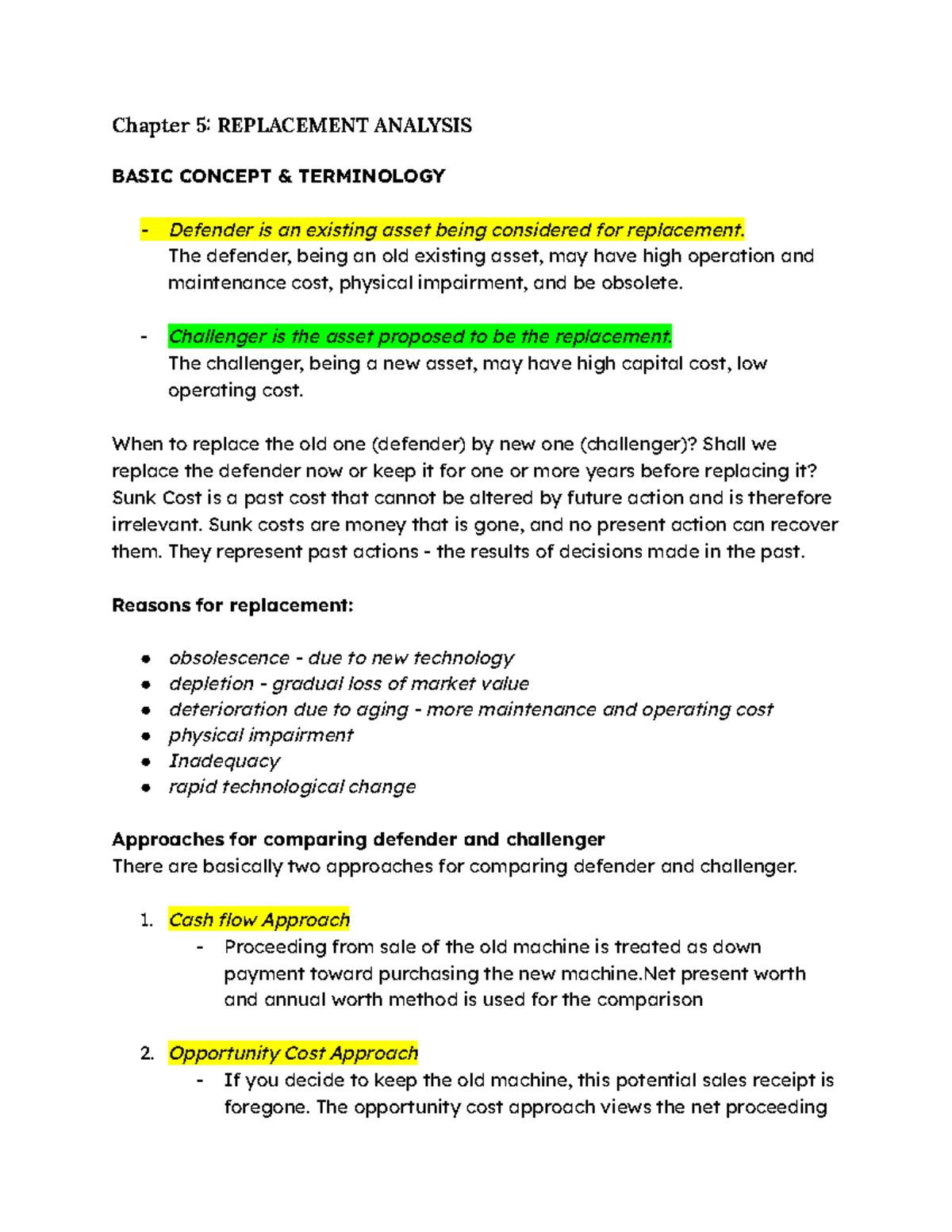 Chp5 - Engineering Economy: Basic Concept and Terminology: Chapter 5 ...