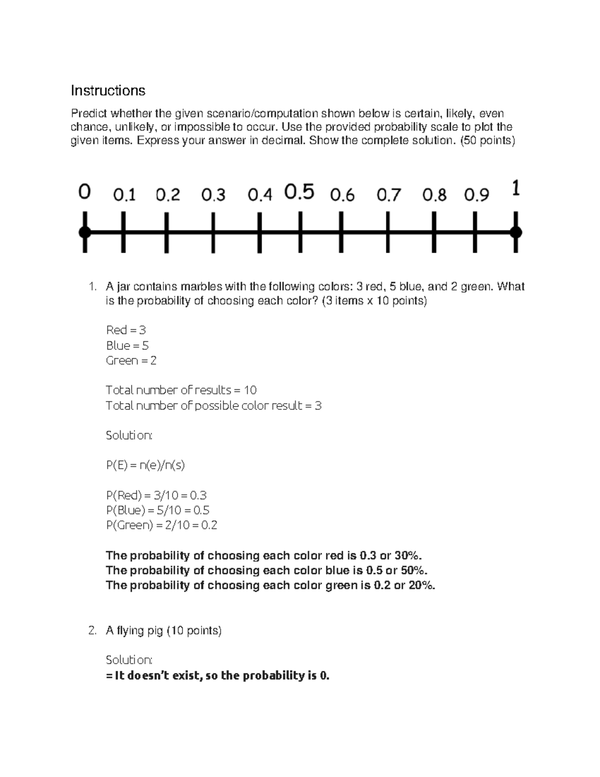 02 Activity 2 - quantitative - Instructions Predict whether the given ...