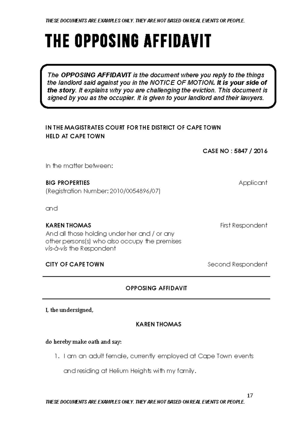 5d4a925279 c9125bc37b5975 Opposing Affidavit - Thethe landlord said ...