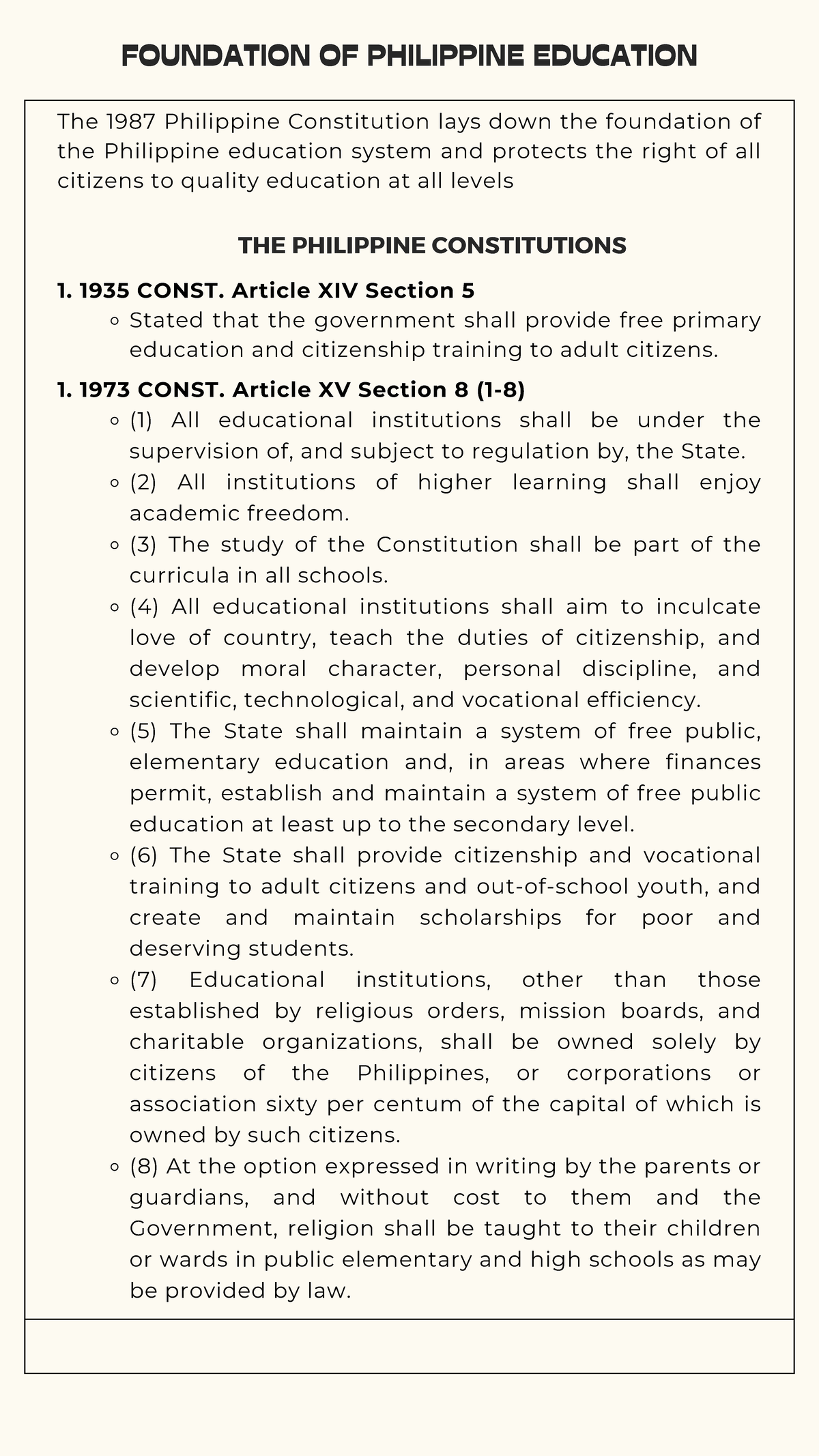 Foundation of philippine education curriculum - THE PHILIPPINE ...