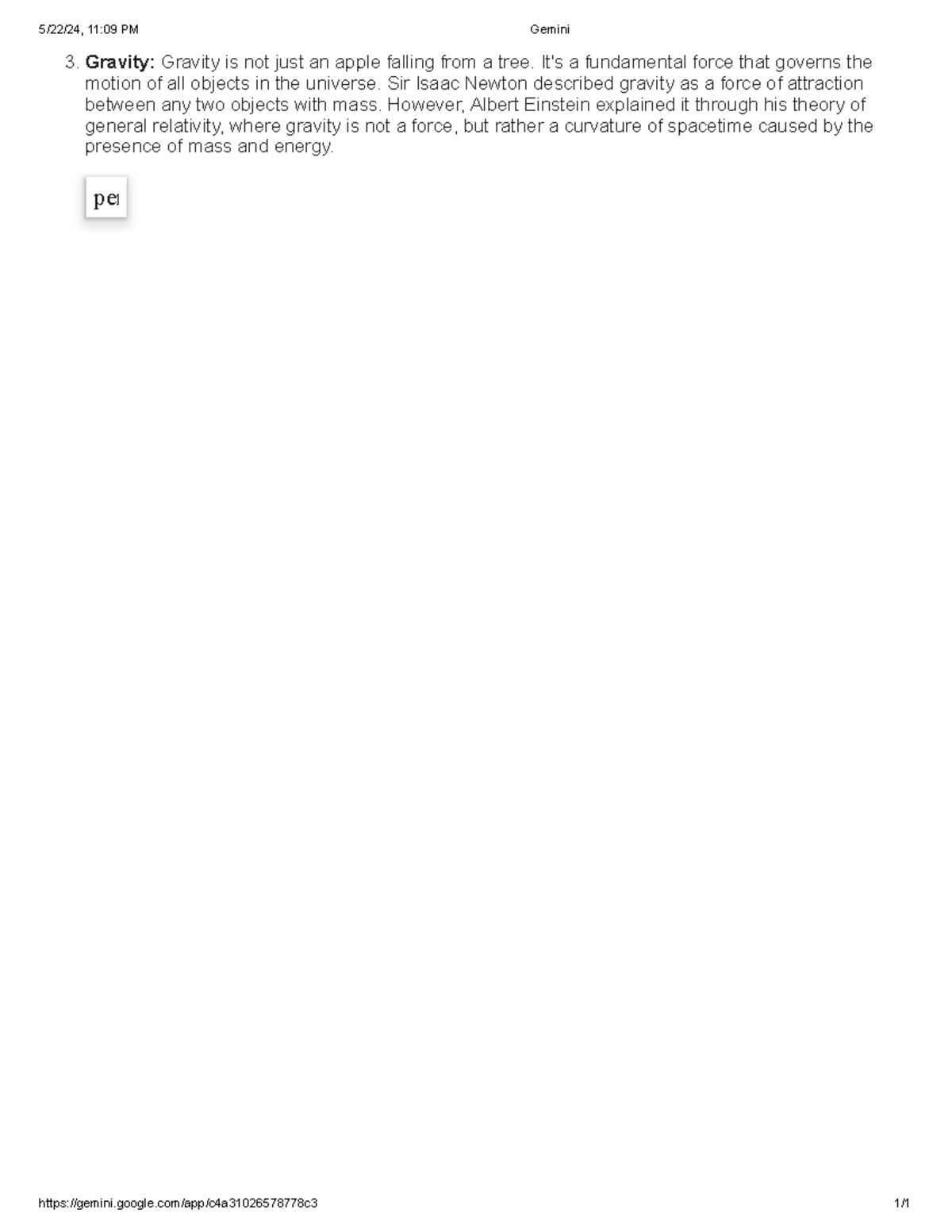 4 - Assignment 3 - 3. Gravity: Gravity is not just an apple falling ...