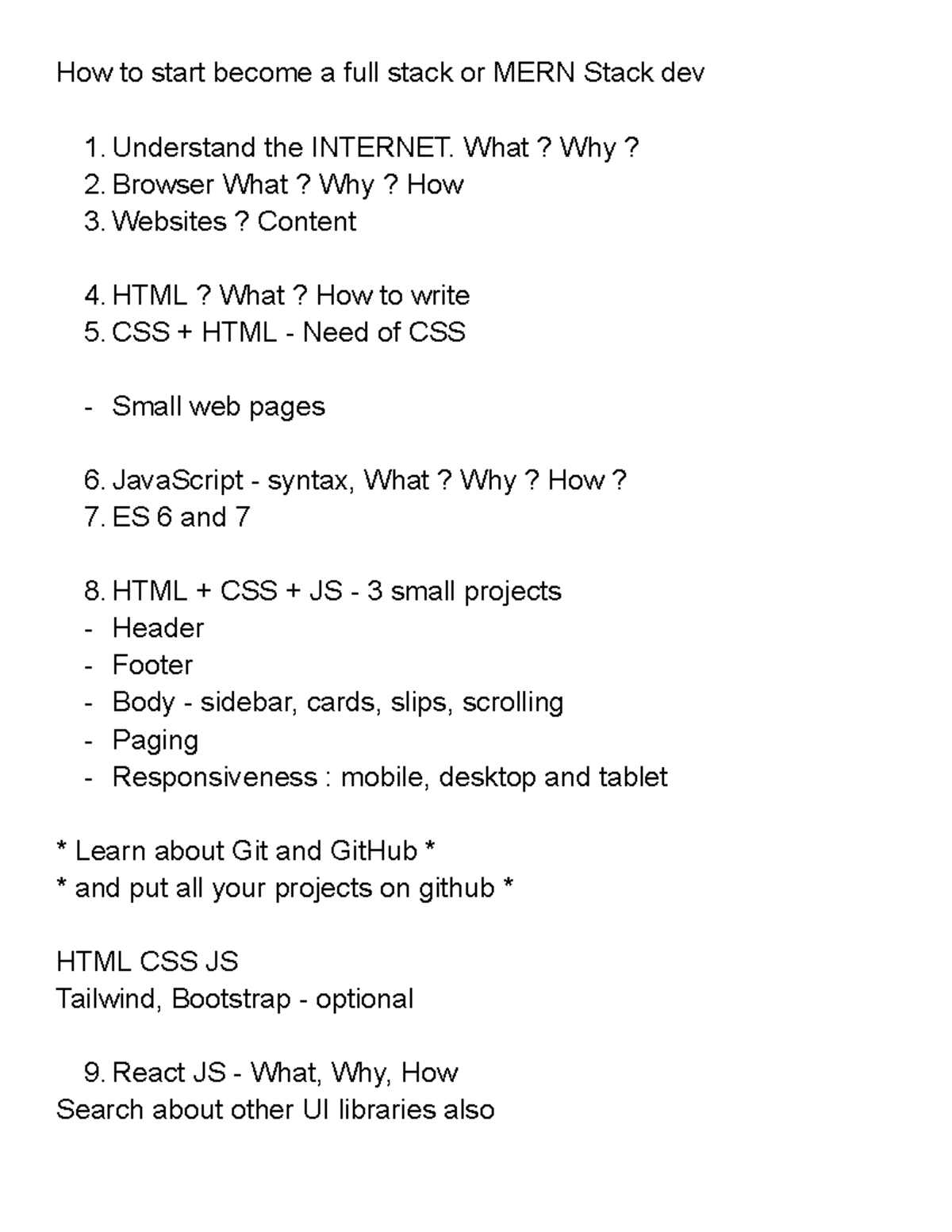 How to start MERN - How to be a mern developer - How to start become a ...