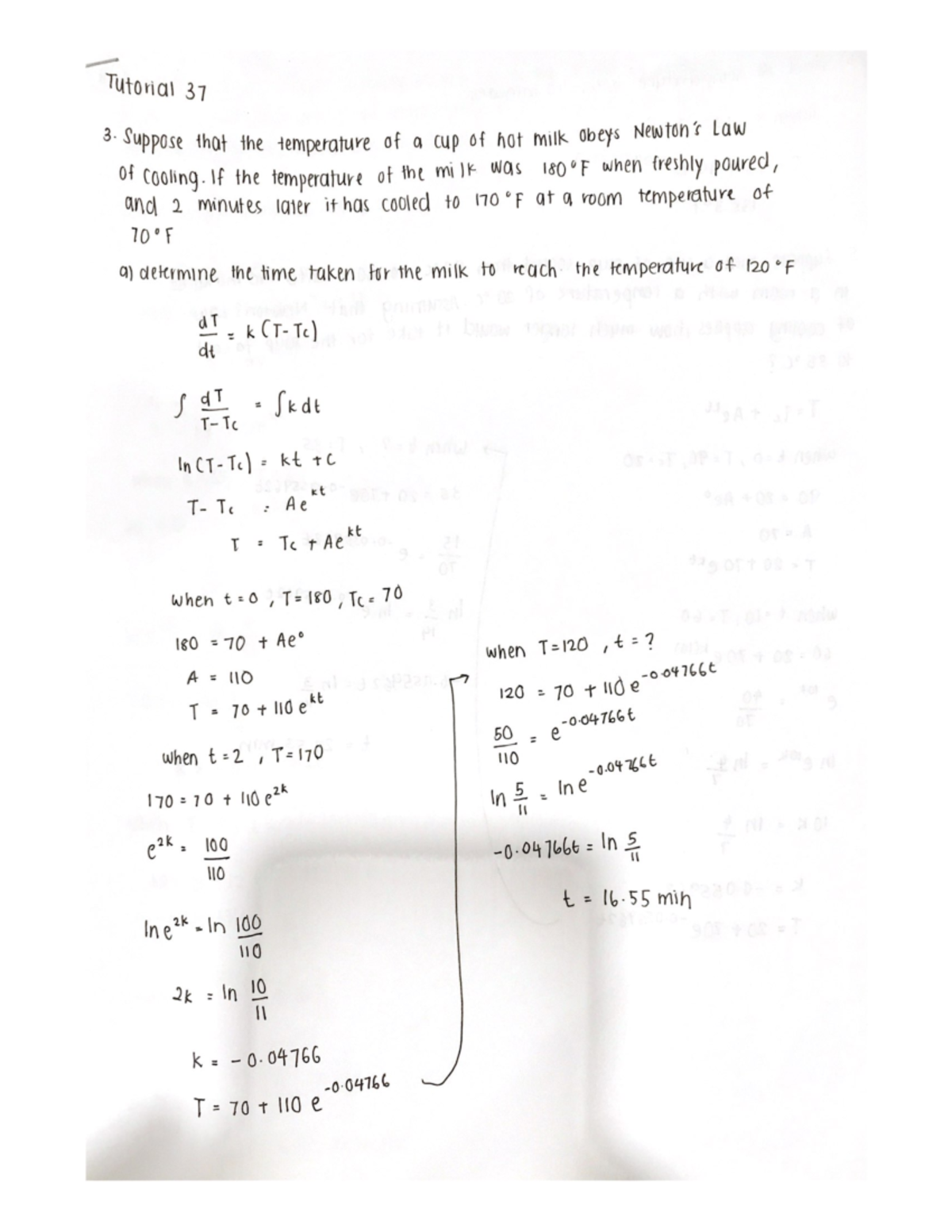TUTO 37 - tutorial mat235 - Calculus II For Engineers - Studocu