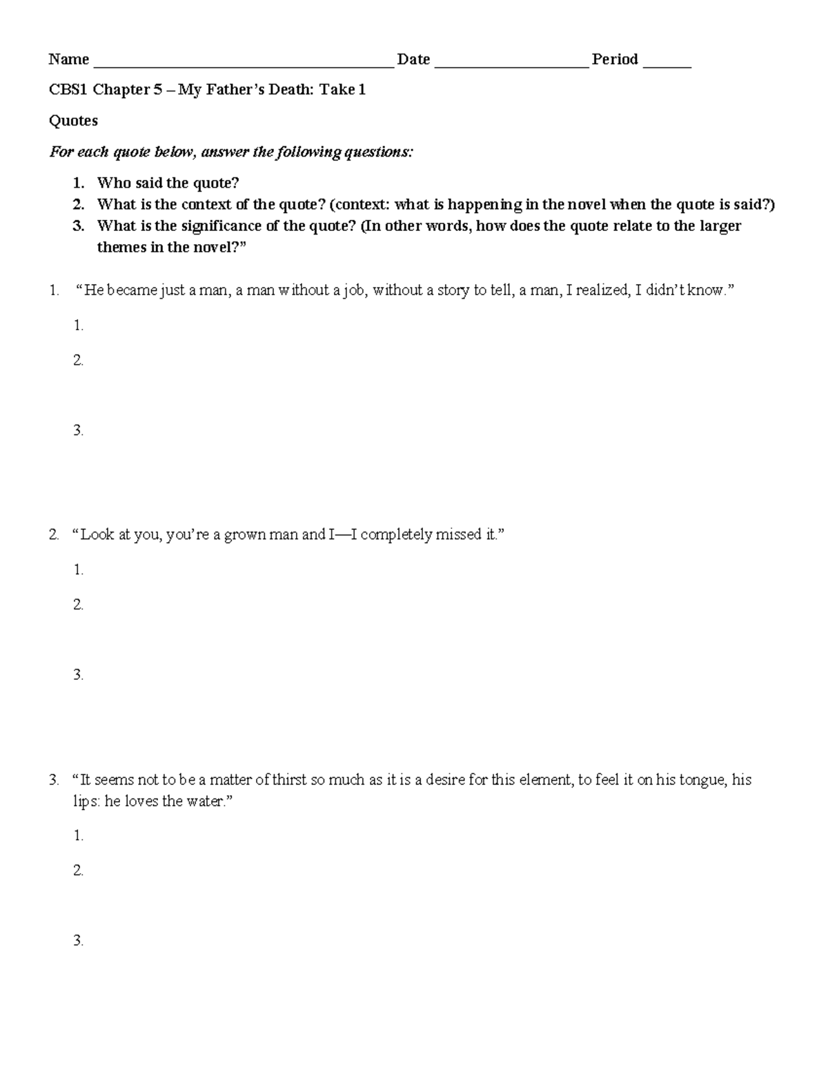 CBS1 Chpt. 5 Questions - Summary Business Vision, Innovation, and ...