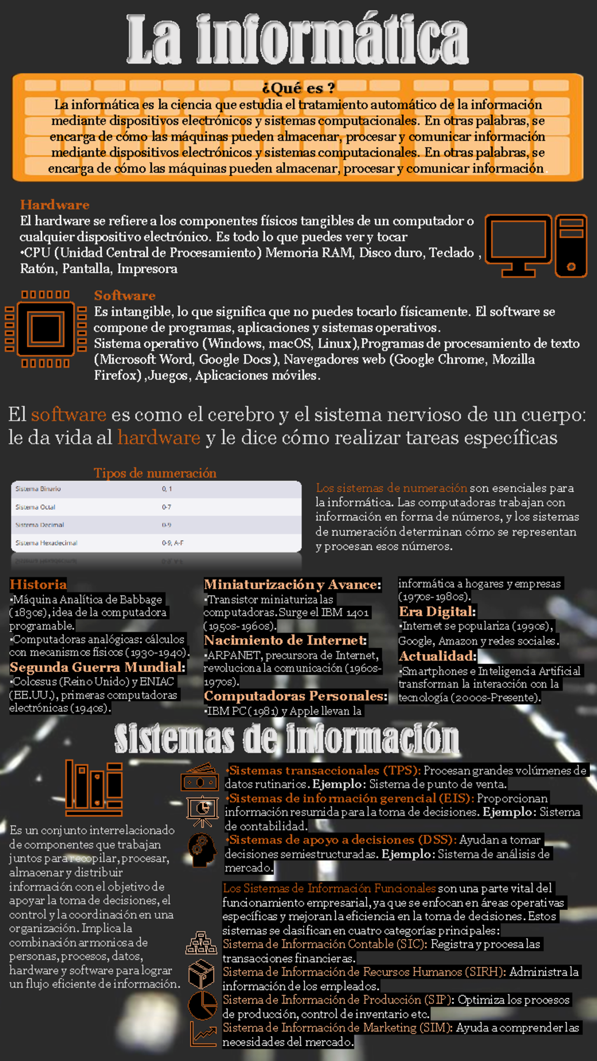Introduccion a la informatica - La informática ¿Qué es? La informática ...