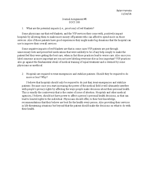 Journal Response #3 - notes - Journal Response Lauderdale (2006 ...