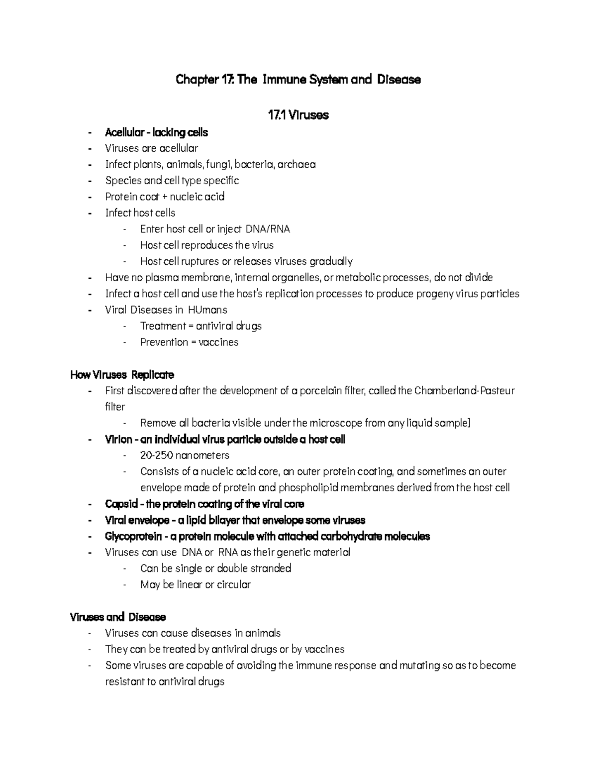 Lesson 19 - Principles of Biology - Chapter 17 : The Immune System and ...