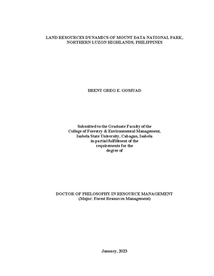 Applied Plant Physiology FOR Agroforestry - MOUNTAIN PROVINCE STATE ...