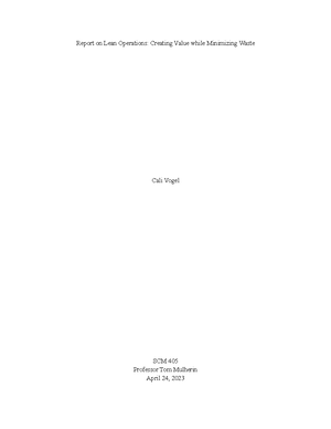 SCM 404 Assignment 1-1 - Assignment 1 (3 points) Part I Forecasting performance metrics A. MAPE ...