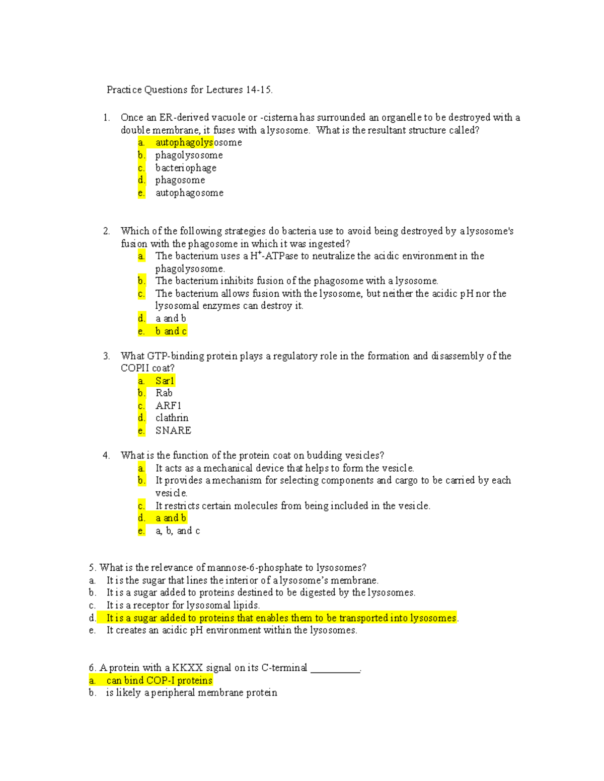Practice Questions lectures 14-15 - Practice Questions for Lectures 14-15. Once an ER-derived ...
