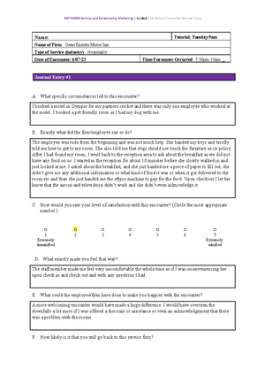 Encounter 4 - MKTG2509 Service and Relationship Marketing | S2 2022 ...