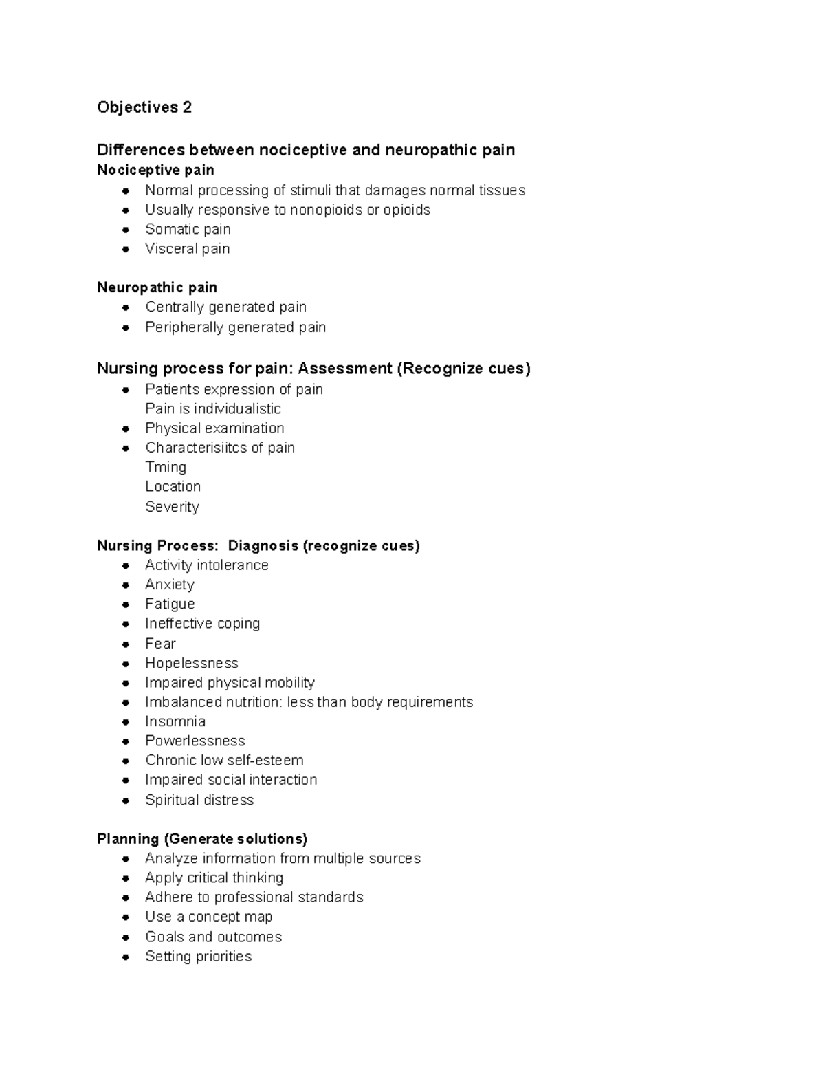 Objectives 2 - Objective 2 - Objectives 2 Differences between ...