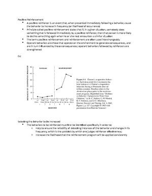 Behavior modification notes 8 - Chapter 3 Respondent (Classical ...