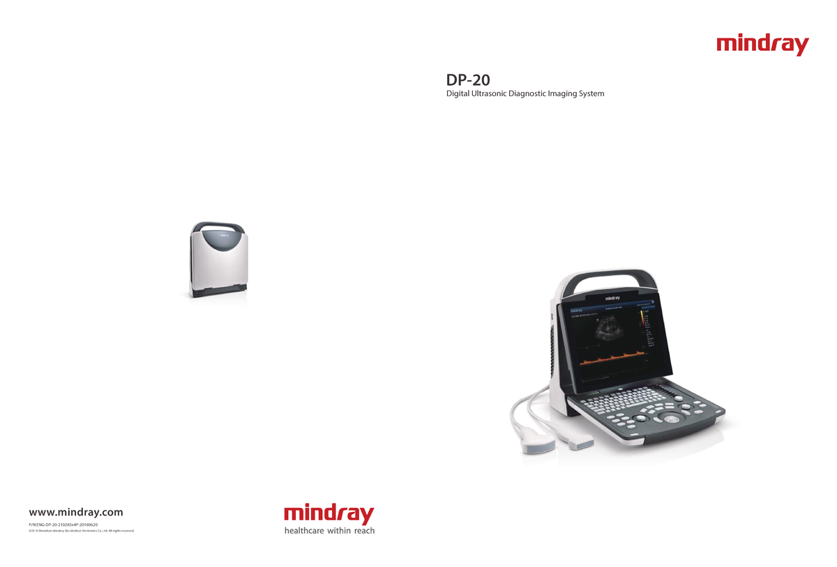 Dp-20-product-brochure-en in - mindray P/N:ENG-DP-20-210285x4P- ©2018 ...