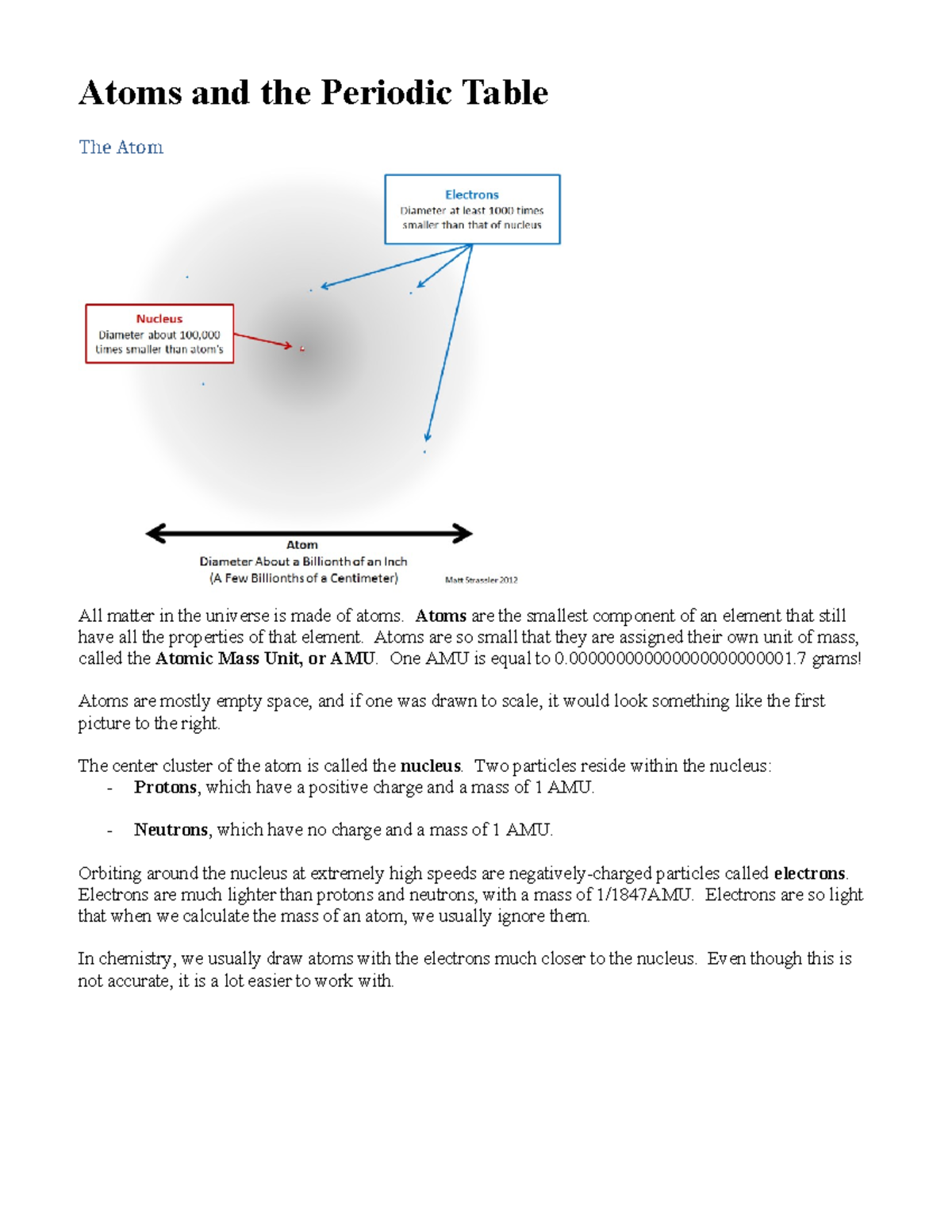 02 - Atomic Structure and the Periodic Table 3 - Atoms and the Periodic ...