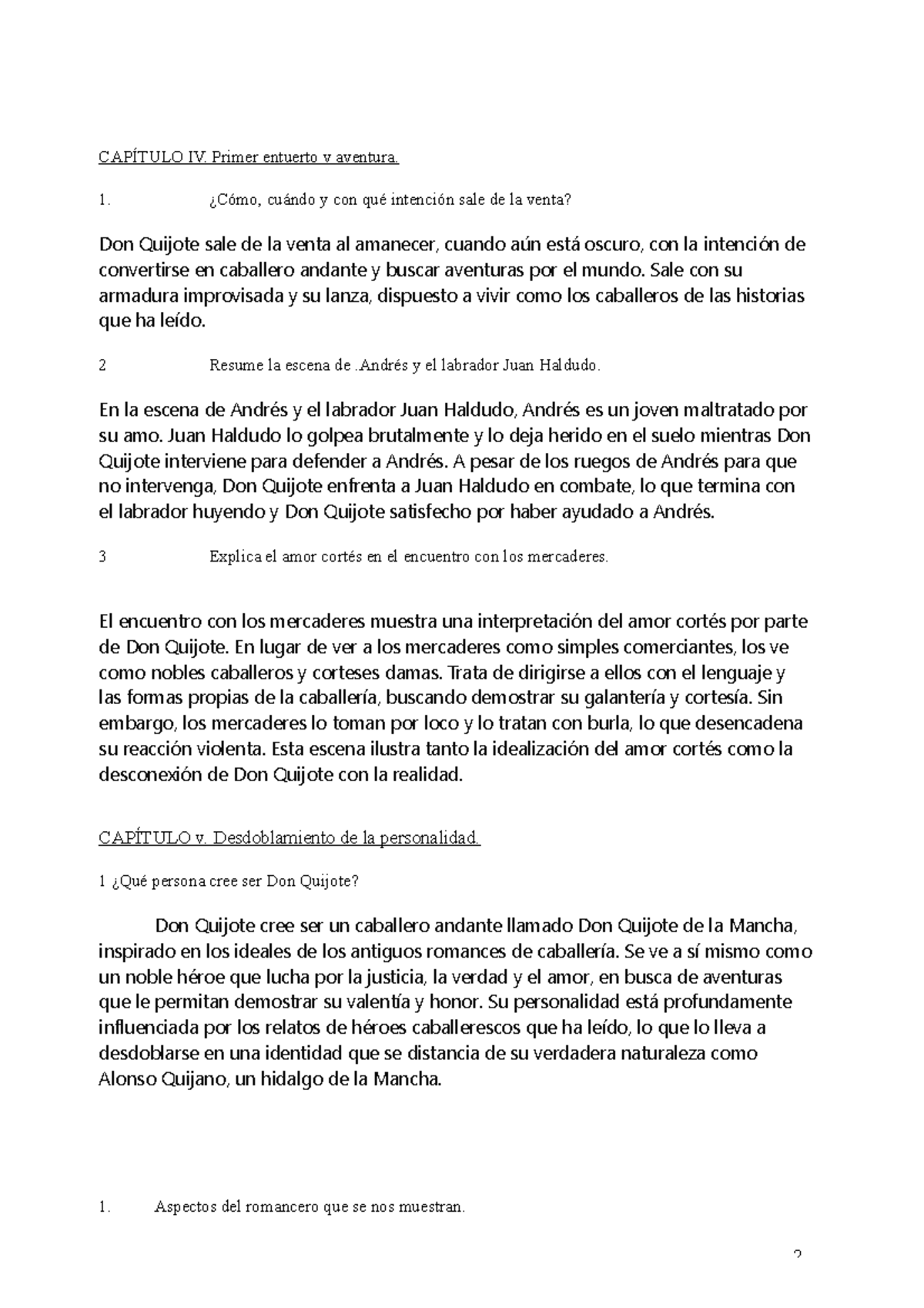 Quijote 3 (6) - nada - CAPÍTULO IV. Primer entuerto v aventura. 1 ...