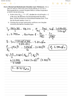 Problem Set 4 Solutions - CHE 302 PROBLEM SET 4 SOLUTIONS Book: Transport processes and ...