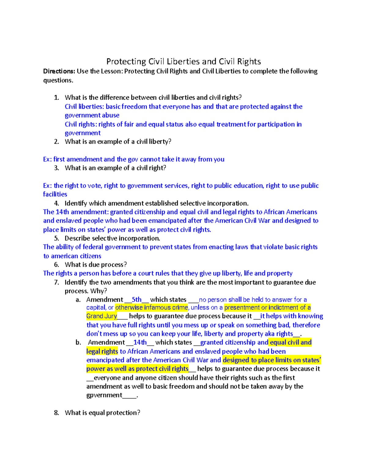 Protecting Civil Rights and Civil Liberties - What is the difference ...