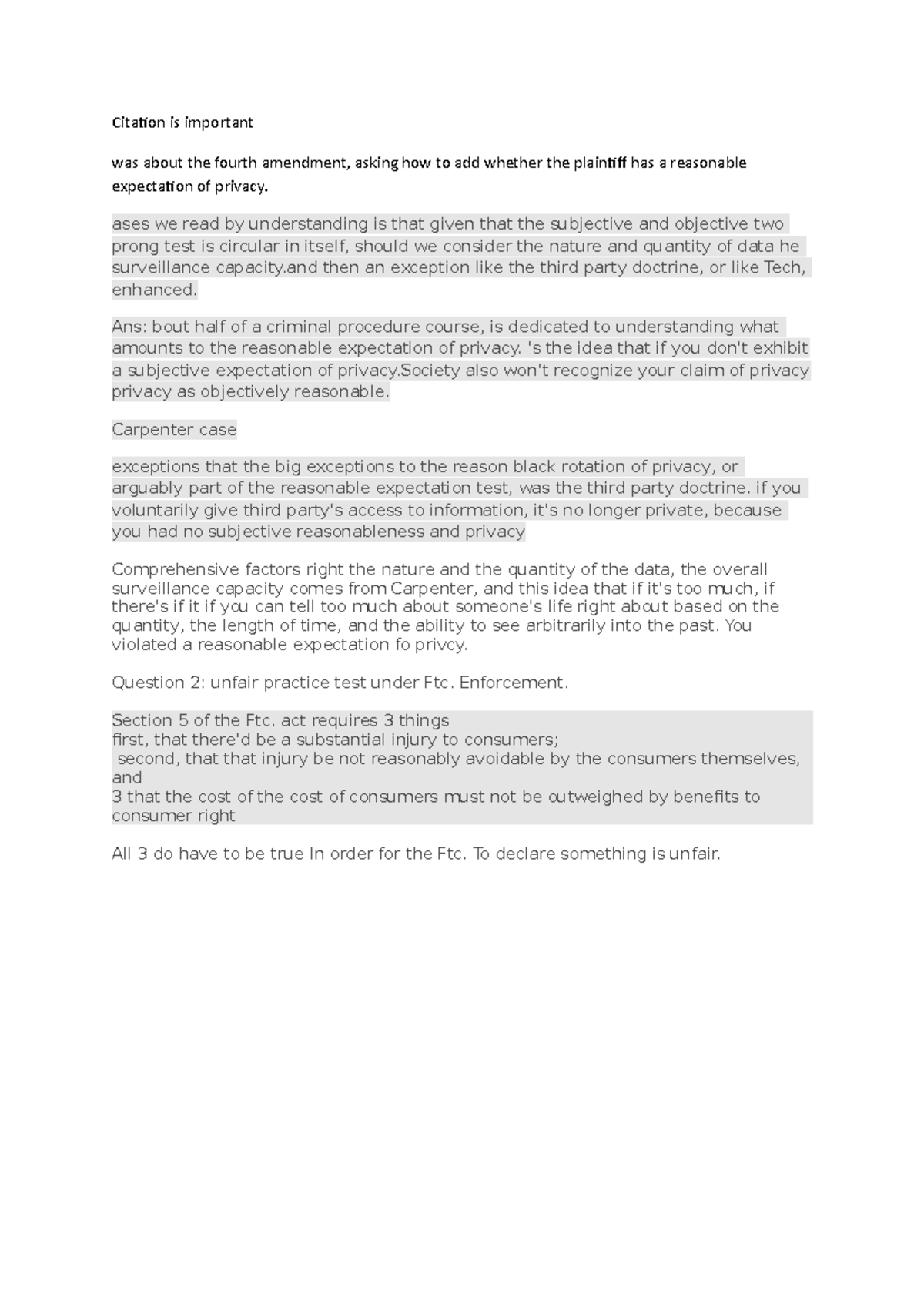 Extra notes - about data mapping - Citation is important was about the ...