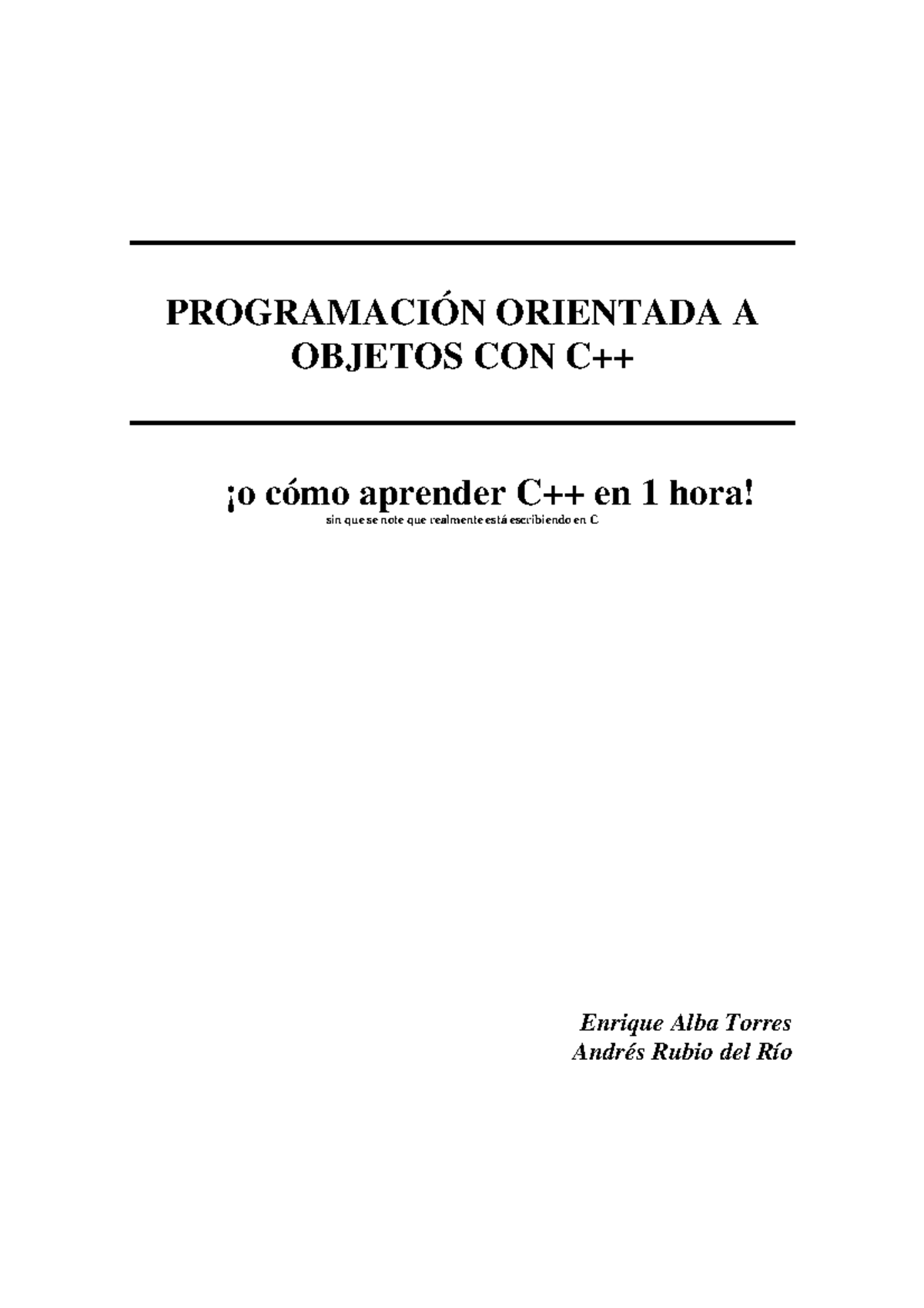 C++ Programación OOP con C++ Y caracteristicas - PROGRAMACIÓN ORIENTADA ...