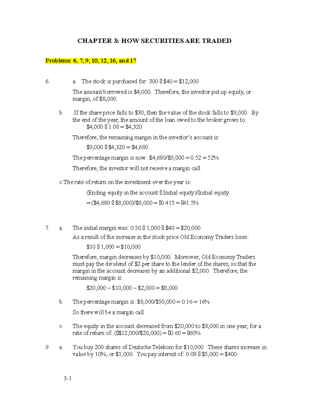 Chapter 3 end-of-chapter exercises solutions - CHAPTER 3: HOW ...