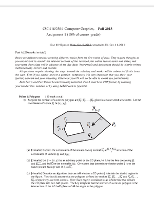 Computer Graphics Lecture Notes - Computer Graphics Lecture Notes ...