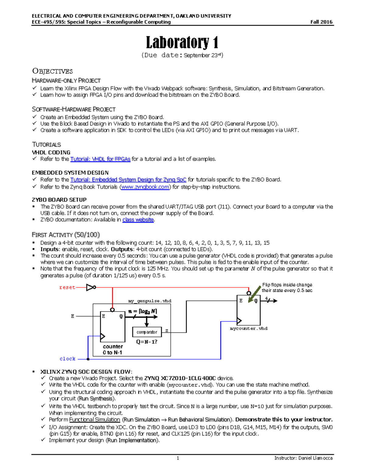 Lab 1 - Laboratory assignment 1 - ELECTRICAL AND COMPUTER ENGINEERING ...