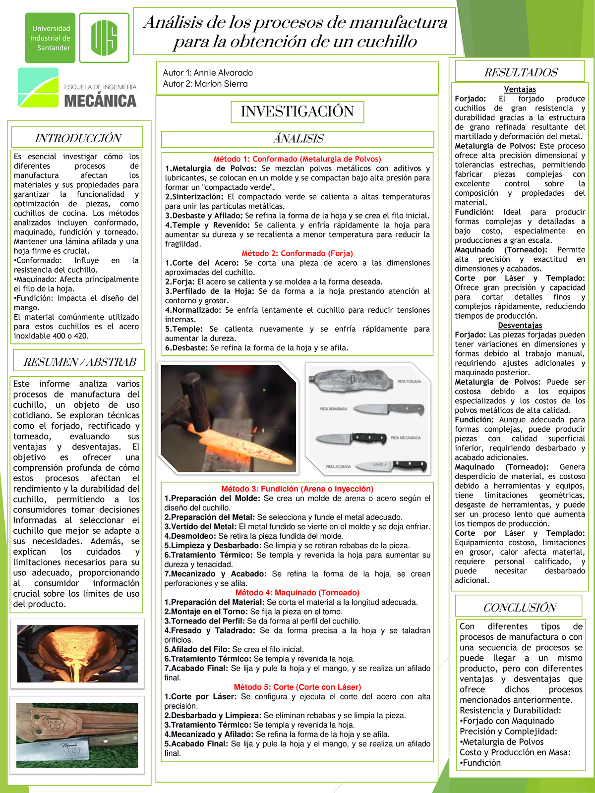 Poster procesos - Autor 1: Annie Alvarado Autor 2: Marlon Sierra ...