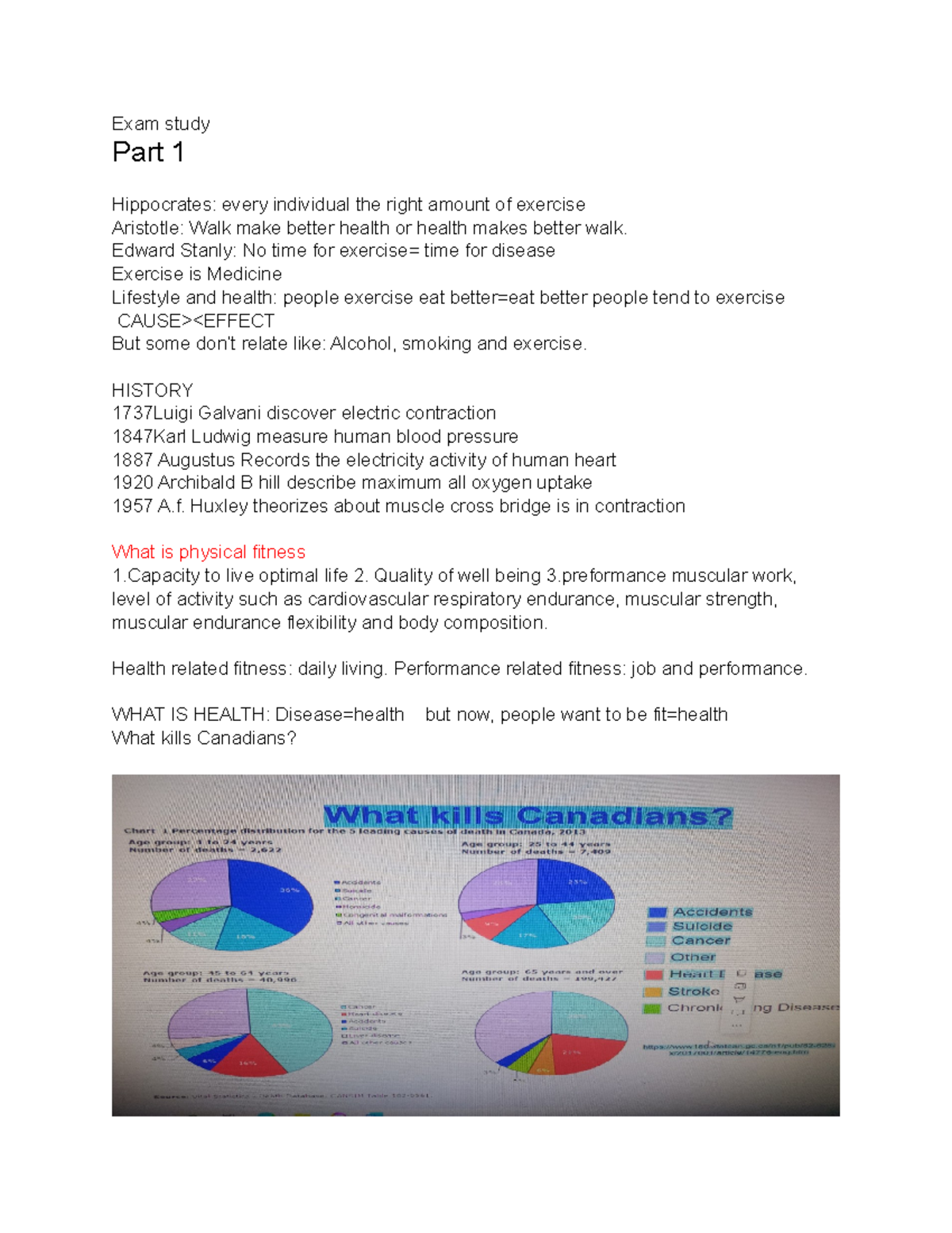Exam study notes 12131 - Exam study Part 1 Hippocrates: every ...