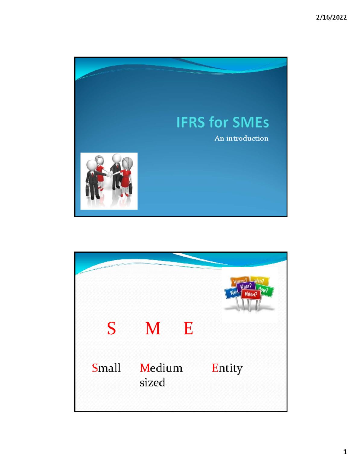 SMEs Theory slides full colour - An introduction SME Small Medium sized ...