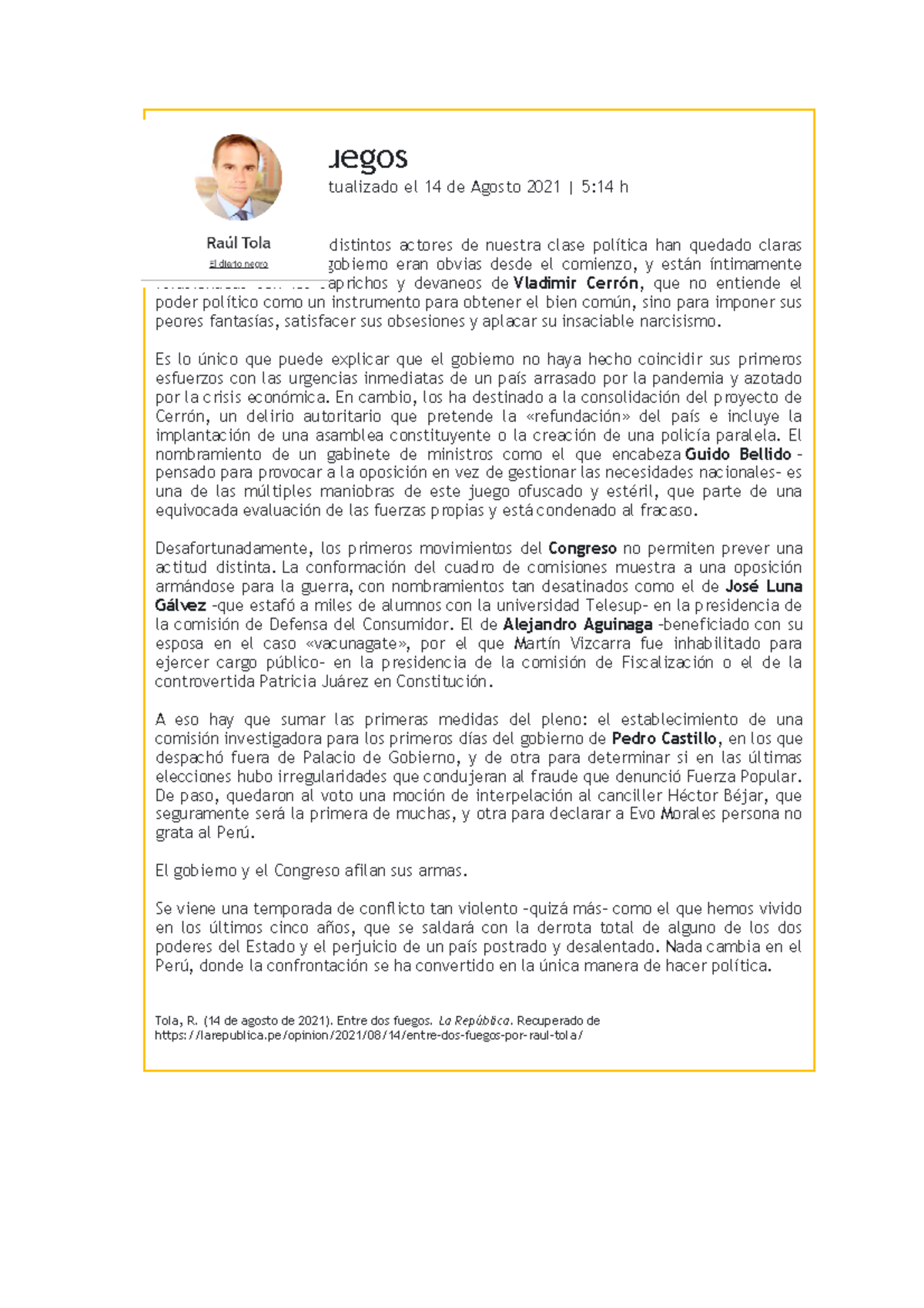 Texto 1r eed efefeffewe effefefe efewe - Entre dos fuegos 14 Ago. 2021 ...