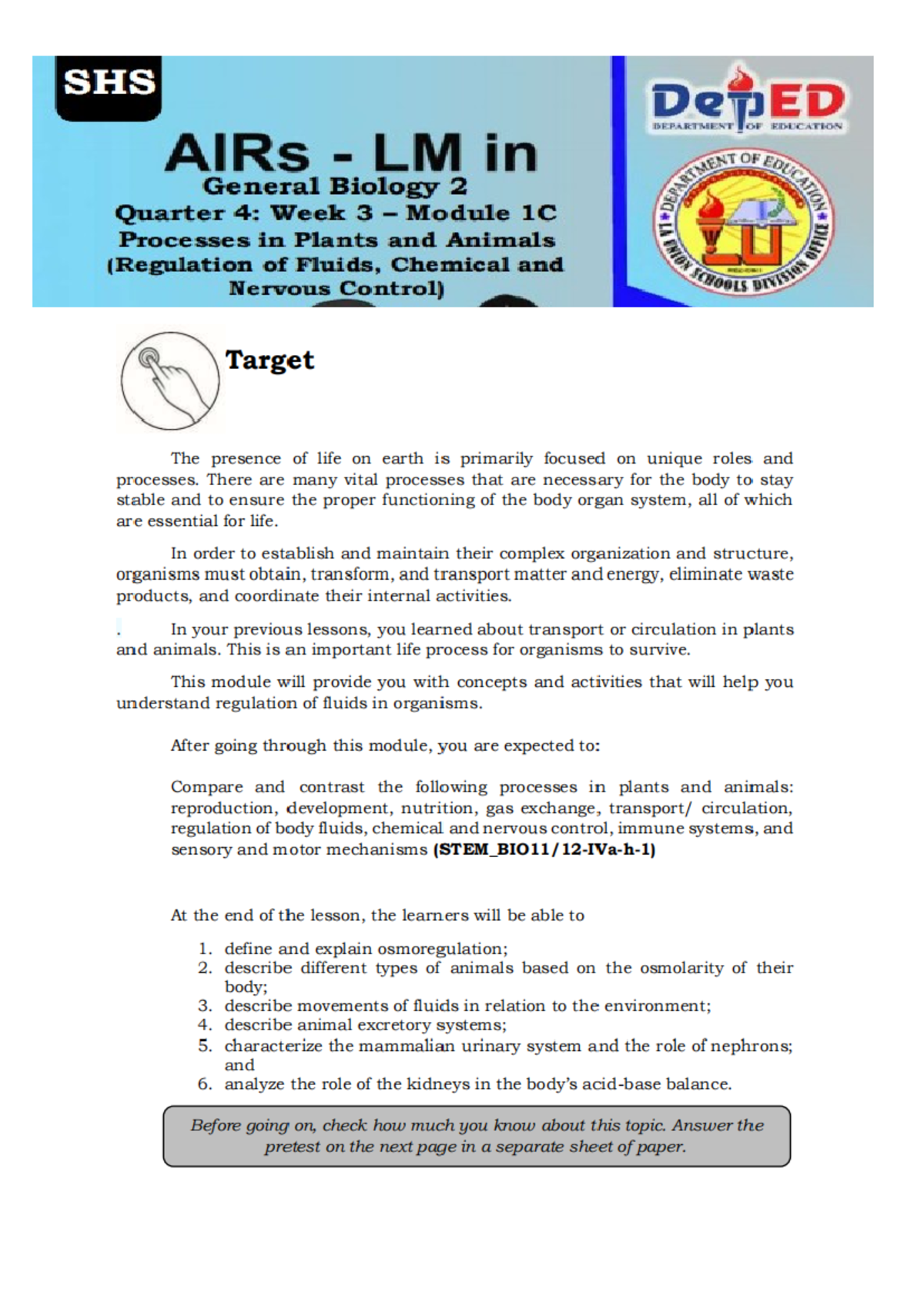 Module 1C lesson 1 - bio - Understanding Society Culture and Politics - Studocu