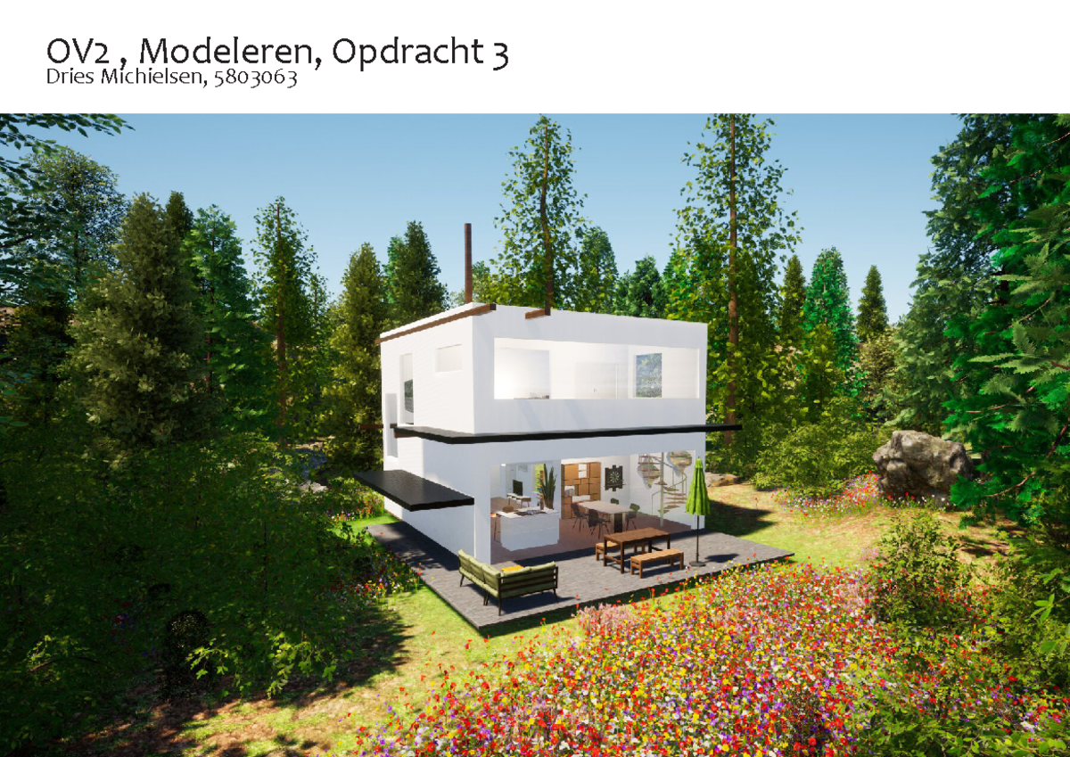 OV2, modelstudie, opdracht 3 - OV2 , Modeleren, Opdracht Dries ...