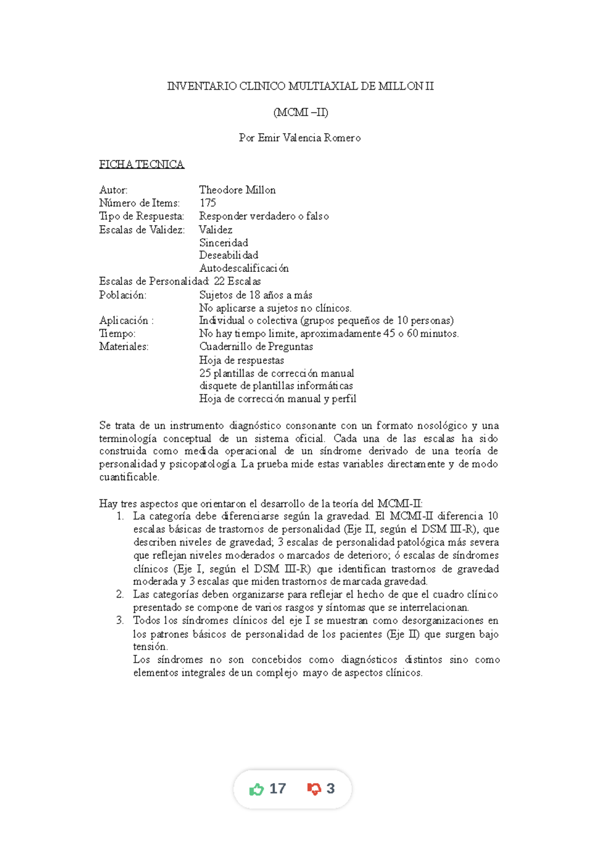 Millon-fichatecnica-e-interpretacion compress - INVENTARIO CLINICO ...