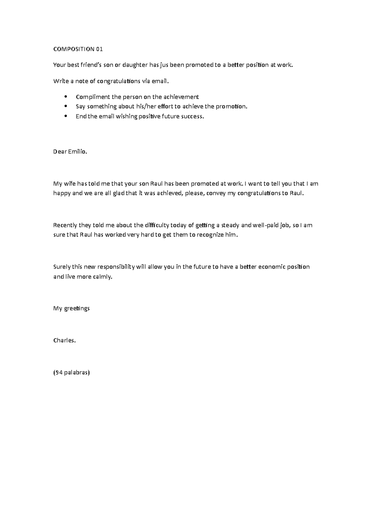 01 Carlos Composition Felicitaciones por logro personal - COMPOSITION ...