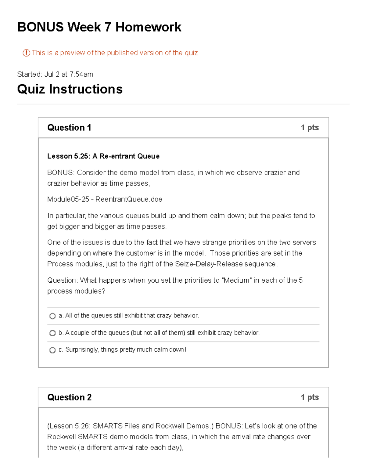 Bonus Week 7 Homework (Fall, Spring) - BONUS Week 7 Homework This is a preview of the published ...